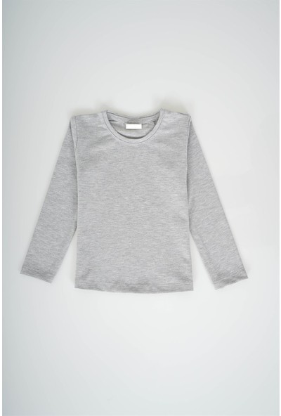 Miniko Kids Yeni Sezon Uzun Kol Likralı Düz Renk Bebek Badi