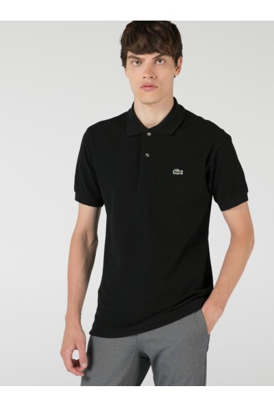 Lacoste Polo Yaka Siyah Regular Fit Erkek Tshirt Lacoste Polo Yaka Siyah Regular Fit Erkek Tshirt