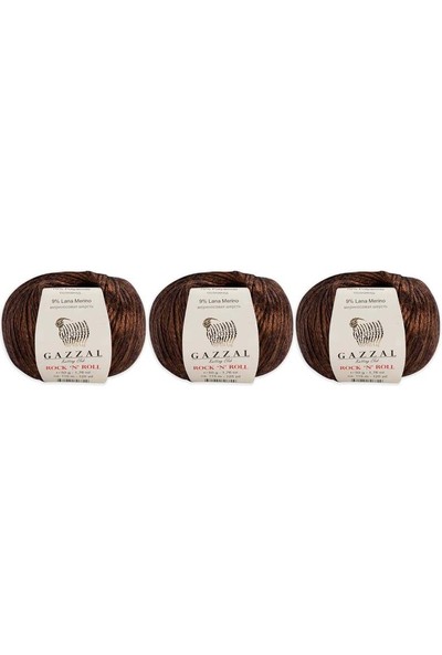 Gazzal Rock N Roll El Örgü Ipi 3 Lü 13907