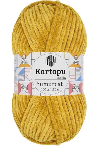 Kartopu Yumurcak El Örgü Ipi 100 gr Hardal K310
