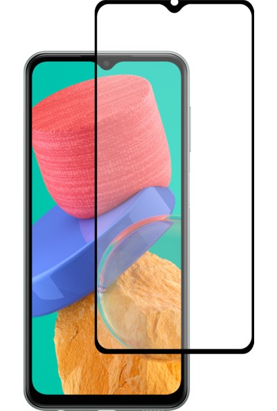 Caseart Samsung Galaxy M33 Tam Kaplayan Temperli Ekran Koruyucu Cam