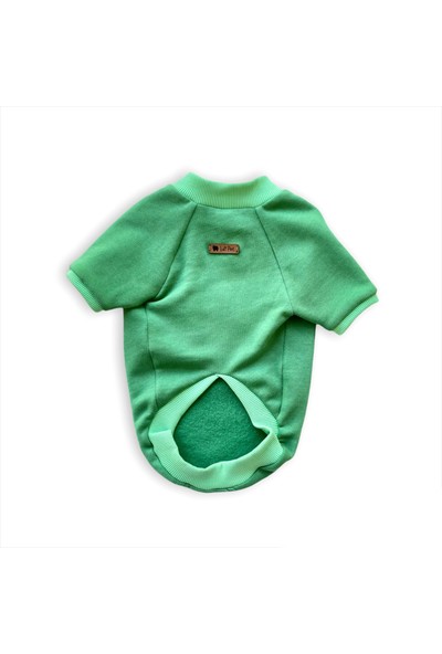 Luli Pet Basic Yeşil Kedi Köpek Sweatshirt Luli Pet Basic Yeşil Kedi Köpek Sweatshirt