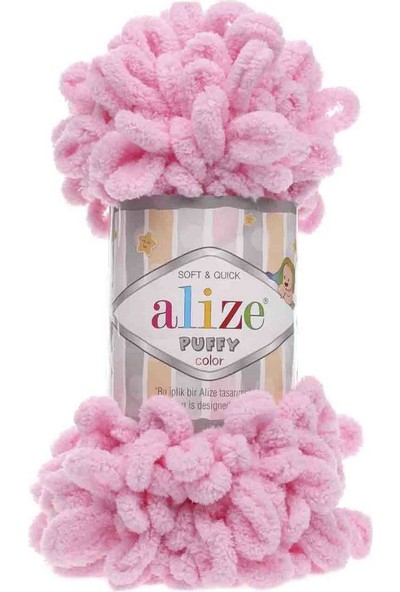 Alize Puffy El Örgü Ipi Pembe 185