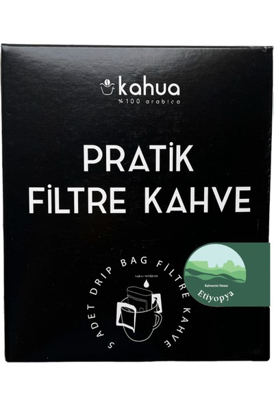 Kahua Pratik Filtre Kahve - Etiyopya 5’li