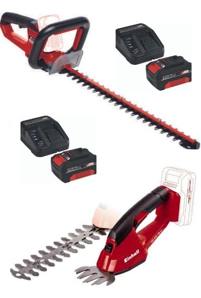 Einhell Ge-Cg 18'li Akülü Çim ve Çalı Makası Arcurra Akülü Çit Budama 2x4.0AH Bahçe Seti Einhell Ge-Cg 18'li Akülü Çim ve Çalı Makası Arcurra Akülü Çit Budama 2x4.0AH Bahçe Seti