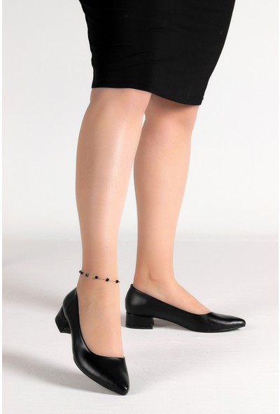 Woggo 11404-272 Cilt 3 cm Topuk Kadın Ayakkabı