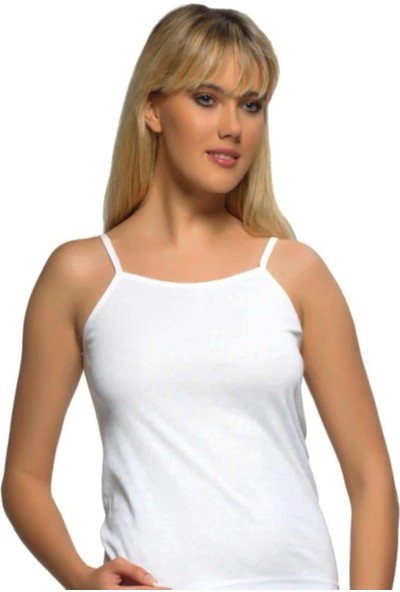 Gümüş Kadın Likralı Ip Askılı Düz Biyeli Atlet 4047 - 6 Adet Gümüş Kadın Likralı Ip Askılı Düz Biyeli Atlet 4047 - 6 Adet