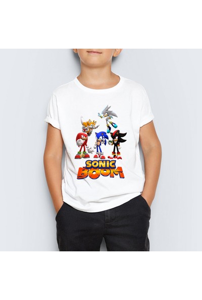 Morinna Sonic Boom Çocuk Tişört T-Shirt Mr-06