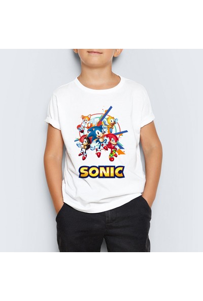 Morinna Sonic Boom Çocuk Tişört T-Shirt Mr-07