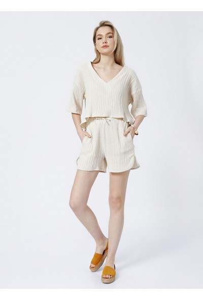 Fabrika Şort, 42, Bej