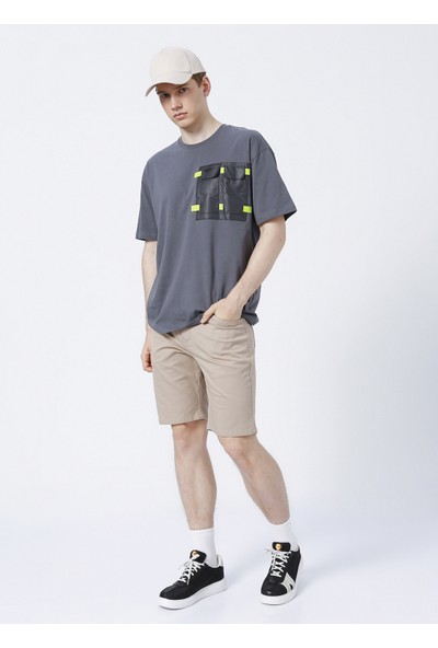 Limon Bermuda Şort, 37, Bej