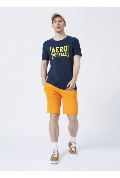 Aeropostale Sweat Şort, 2xl, Turuncu