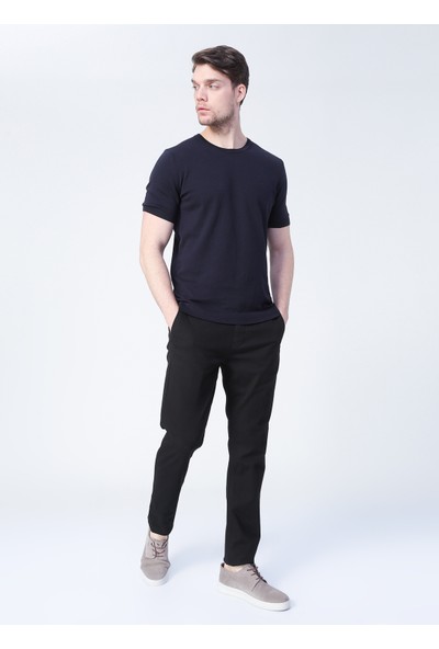 Fabrika Stop Düşük Bel Basic Düz Siyah Erkek Chıno Pantolon Fabrika Stop Düşük Bel Basic Düz Siyah Erkek Chıno Pantolon