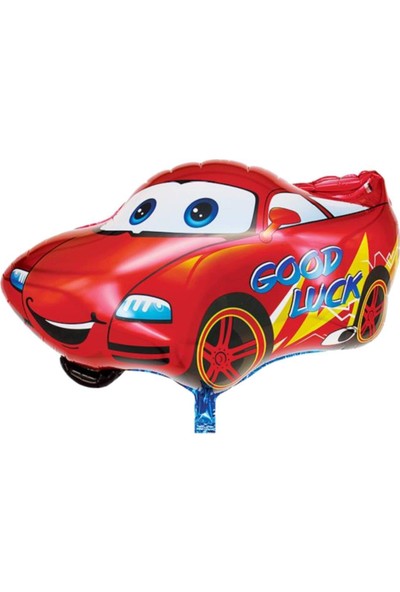 Partipan Kırmızı Araba Folyo Balon Partipan Kırmızı Araba Folyo Balon