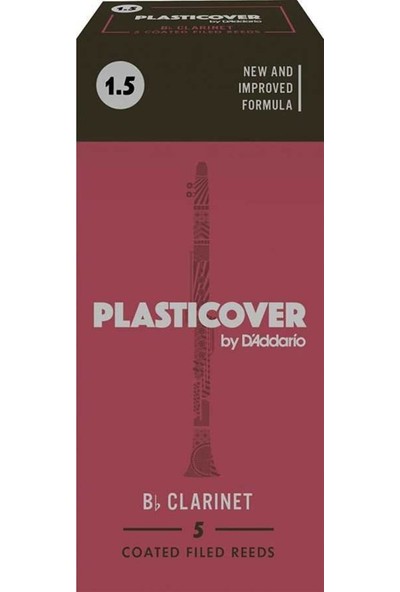 Daddario Woodwinds Rico Plasticover RRP05BCL150 Sib Klarnet Kamışı No:1,5 Daddario Woodwinds Rico Plasticover RRP05BCL150 Sib Klarnet Kamışı No:1,5