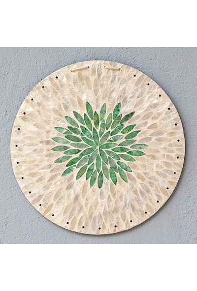 Renesse Home Eliz El Yapımı Sedef Duvar Dekoru (35CM) Renesse Home Eliz El Yapımı Sedef Duvar Dekoru (35CM)