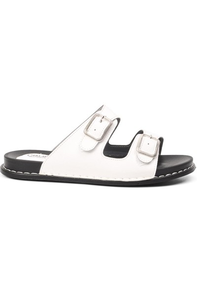 Carlaverde Beyaz Kadın Terlik