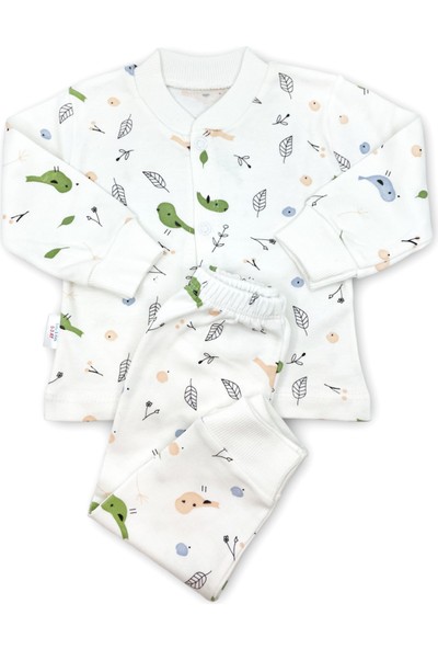 Sema Baby Happy Birds Bebek Pijama Takımı 6-9 Ay Sema Baby Happy Birds Bebek Pijama Takımı 6-9 Ay