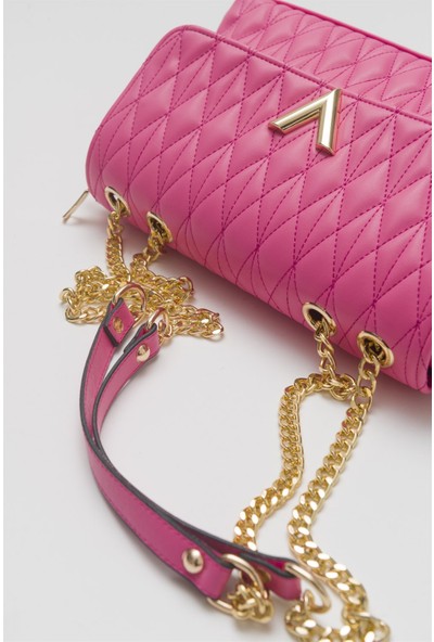 Nikadu Pomelo Fuşya Çanta - Suni Deri Nikadu Pomelo Fuşya Çanta - Suni Deri