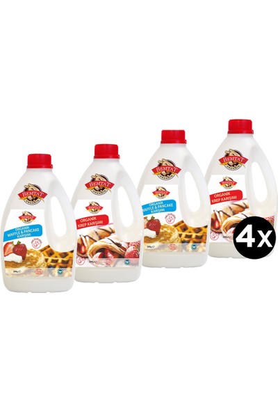 Bemtat Organik Waffle ve Krep Karışımı 1 kg x 2