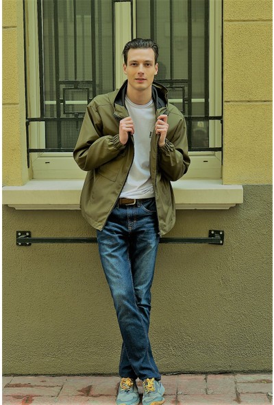 Densmood Çıt Detaylı Çok Cepli Kapüşonlu Mevsimlik Ceket Densmood Çıt Detaylı Çok Cepli Kapüşonlu Mevsimlik Ceket