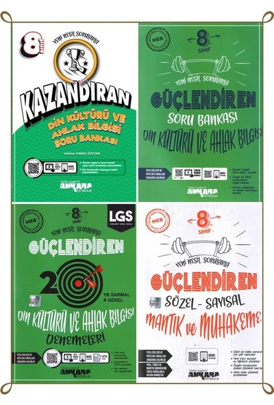 2K 8.sınıf Lgs Din Kültürü Soru Bankası Ankara Güçlen Kazan Dene