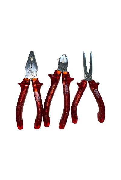 İzeltaş Kombine Pense 160 mm Kraft Izole 160 mm Yankeski 160 mm Kargaburun Karft 3'lü Set İzeltaş Kombine Pense 160 mm Kraft Izole 160 mm Yankeski 160 mm Kargaburun Karft 3'lü Set