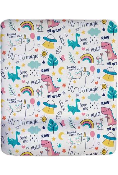Dino Unicorn Bilek Destekli Mouse Pad Dino Unicorn Bilek Destekli Mouse Pad