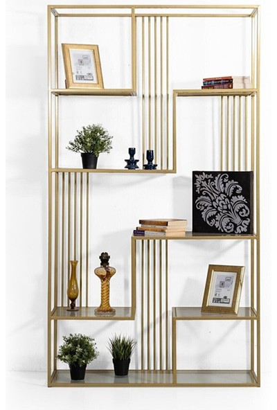 Merzana Metal Gold Raf-Kitaplık Merzana Metal Gold Raf-Kitaplık