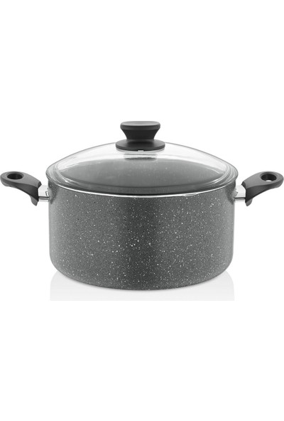 Luwi Shopping Gri Renk 26 cm Granit Derin Tencere Luwi Shopping Gri Renk 26 cm Granit Derin Tencere