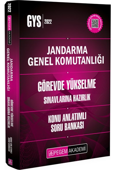 Pegem Akademi Yayıncılık 2022 Jandarma Genel Komutanlığı GYS Konu Anlatımlı Soru Bankası Pegem Akademi Yayıncılık 2022 Jandarma Genel Komutanlığı GYS Konu Anlatımlı Soru Bankası