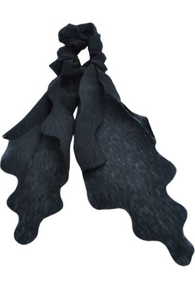 Unicorn Lastikli Simit Siyah Tül Kurdale Toka