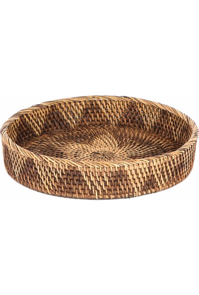 Karaca Home Antique Rattan Tepsi 30 cm