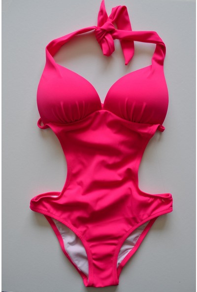 Beria Kadın Yarım Dolgulu Pembe Mayokini Beria Kadın Yarım Dolgulu Pembe Mayokini