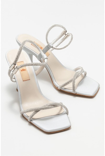 Elle Shoes Lame Kadın Topuklu Sandalet