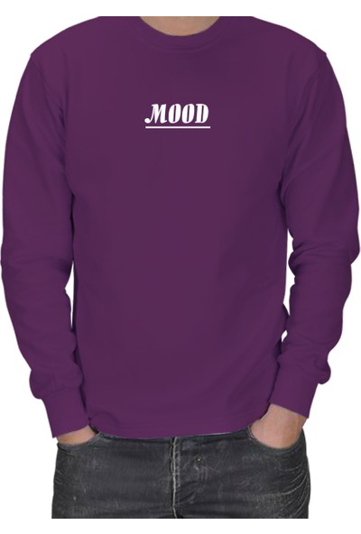 Mood Tasarimli Erkek Sweatshirt