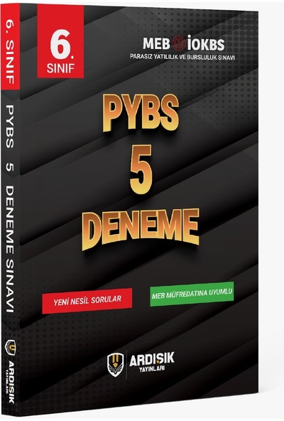 Ardışık Yayınları 6. Sınıf Pybs 5' Li Bursluluk Deneme Sınavı Ardışık Yayınları 6. Sınıf Pybs 5' Li Bursluluk Deneme Sınavı