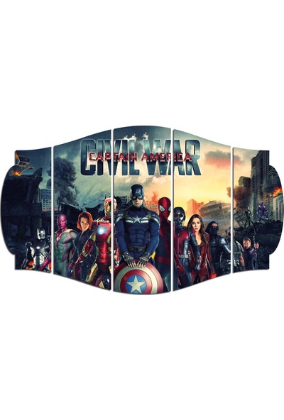 Duvar Dekor Yenilmezler Avengers Mdf Tablo 0573 (Model C) Duvar Dekor Yenilmezler Avengers Mdf Tablo 0573 (Model C)