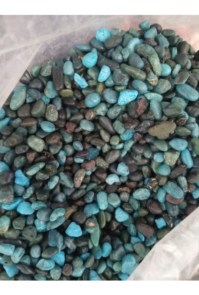 Sebat Home Renkli Dekoratif Taş 1 kg Blue