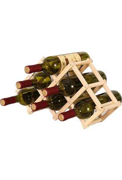 Devils Eye Ahşap Katlanır Şaraplık Standı - Ahşap (Yurt Dışından)