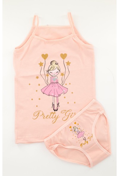 Luxxa Kız Çocuk 2 Li Prenses Atlet Külot Takımı Luxxa Kız Çocuk 2 Li Prenses Atlet Külot Takımı