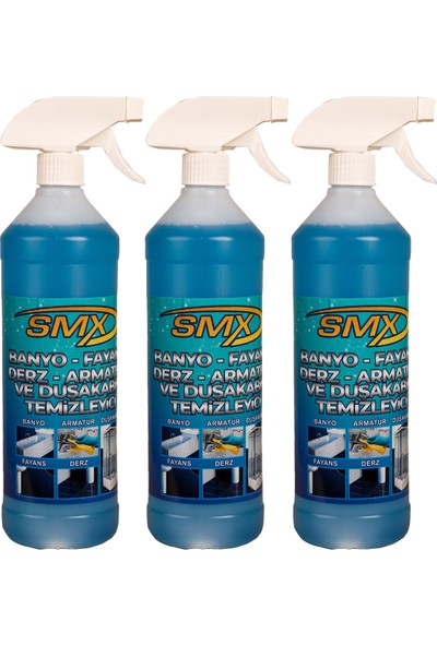 Smx 3 Adet Banyo Fayans Derz Temizleyici 1 Lt