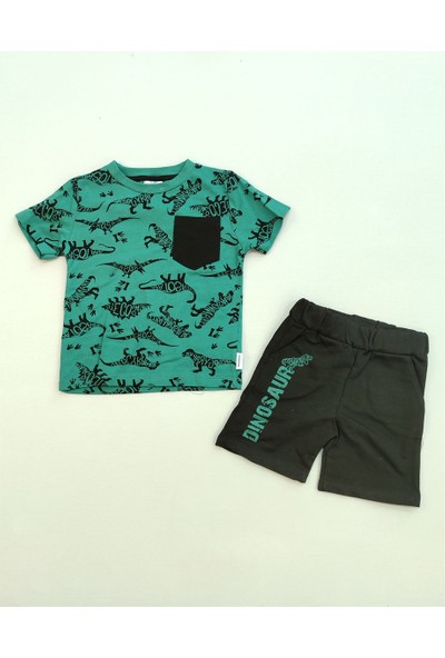 Minicombin Ikili Şortlu Erkek Takım 21497 Yeşil