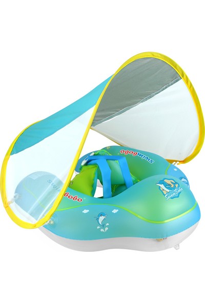 Zhengdong Technology Güneşlikli Yelekli Bebek Yüzme Simidi - Yeşil (Yurt Dışından) Zhengdong Technology Güneşlikli Yelekli Bebek Yüzme Simidi - Yeşil (Yurt Dışından)