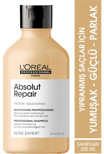 Serie Expert Yıpranmış Saçlar Için Loreal Serie Expert Repair Onarıcı Şampuan 300 ml Serie Expert Yıpranmış Saçlar Için Loreal Serie Expert Repair Onarıcı Şampuan 300 ml
