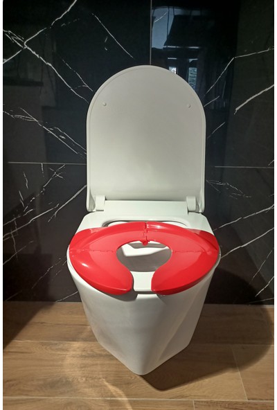 Beybi Kitt Çocuk Klozet Kapağı Adaptörü Katlanabilir Taşınabilir Hem Eğitici Hem Hijyen