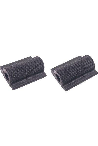 Lnshop 2x Siyah Kauçuk Vites Kolu Kapağı Yumuşak Kolu Pedalı Kapak Ayakkabı Koruyucu (Yurt Dışından)