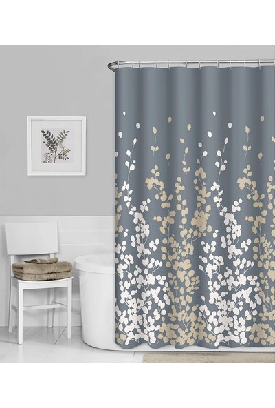 Yilegou Fildişi ve Tan Sylvia Faux Ipek Kumaş Duş Perdesi 72 x 72 Inç (Yurt Dışından) Yilegou Fildişi ve Tan Sylvia Faux Ipek Kumaş Duş Perdesi 72 x 72 Inç (Yurt Dışından)