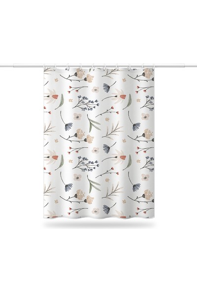 Yilegou Duş Perdesi 12 Kancalı Duş Perdesi Takımları Banyo Için Su Geçirmez Duş Perdesi 72X72 Inç (Yurt Dışından)