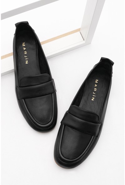 Marjin Kadın Loafer Deri Günlük Ayakkabı Token